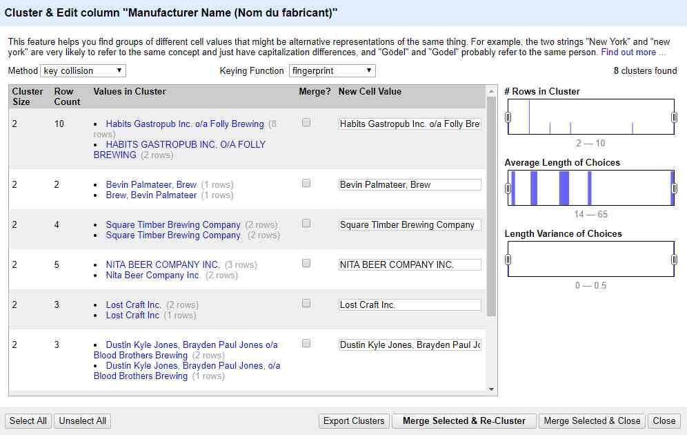 How to Automatically Clean Up Spreadsheet Data with OpenRefine