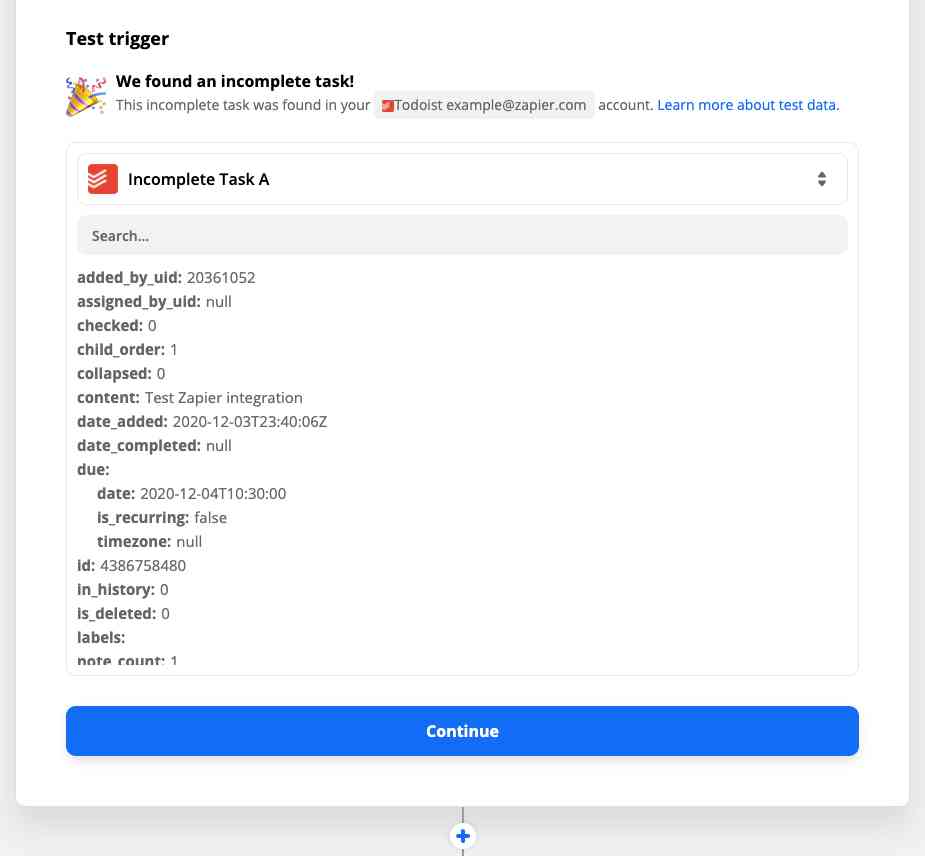How to automatically add incomplete Todoist tasks to Google Calendar