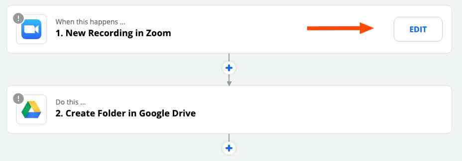 Automatically upload Zoom recordings to Google Drive with Zapier