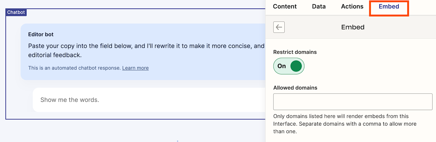 How to create a custom AI chatbot with Zapier Interfaces