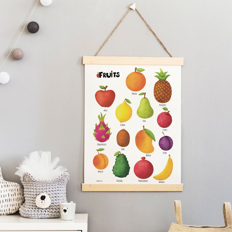 Poster Fruits - Mira Studio Kids