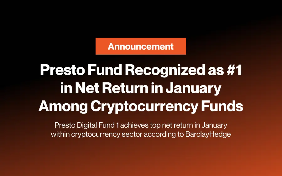 Presto Fund Recognized As #1 in Net Return in January Among ...