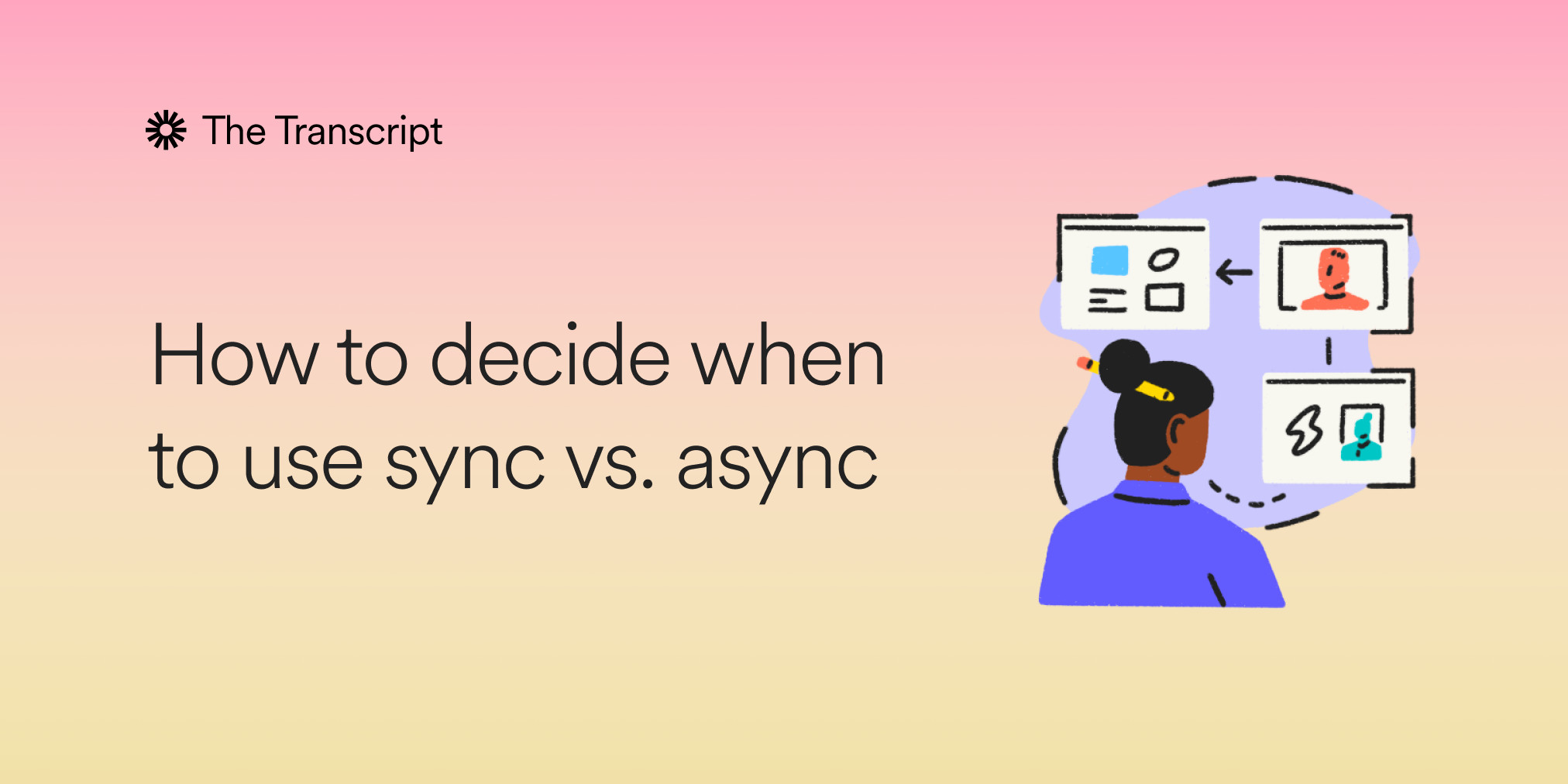 How to Decide When to Use Sync vs. Async | Loom Blog How to Decide When to Use Sync vs. Async | Loom Blog