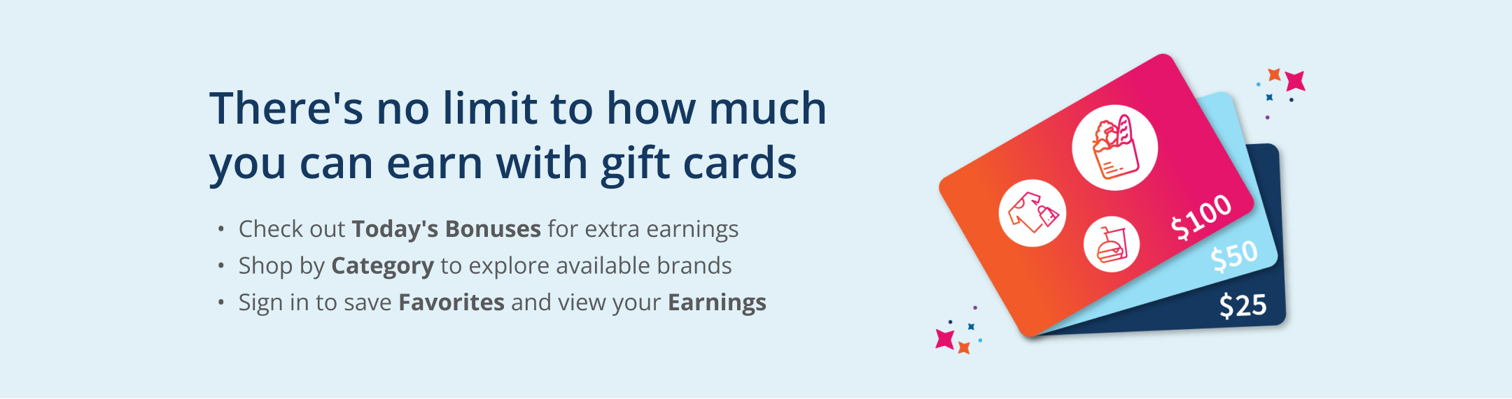 Today's Gift Card Bonuses