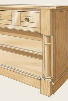 How To Make A Split Column Woodsmith