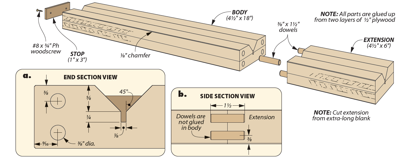 Build an Upgraded V-Block | Woodsmith