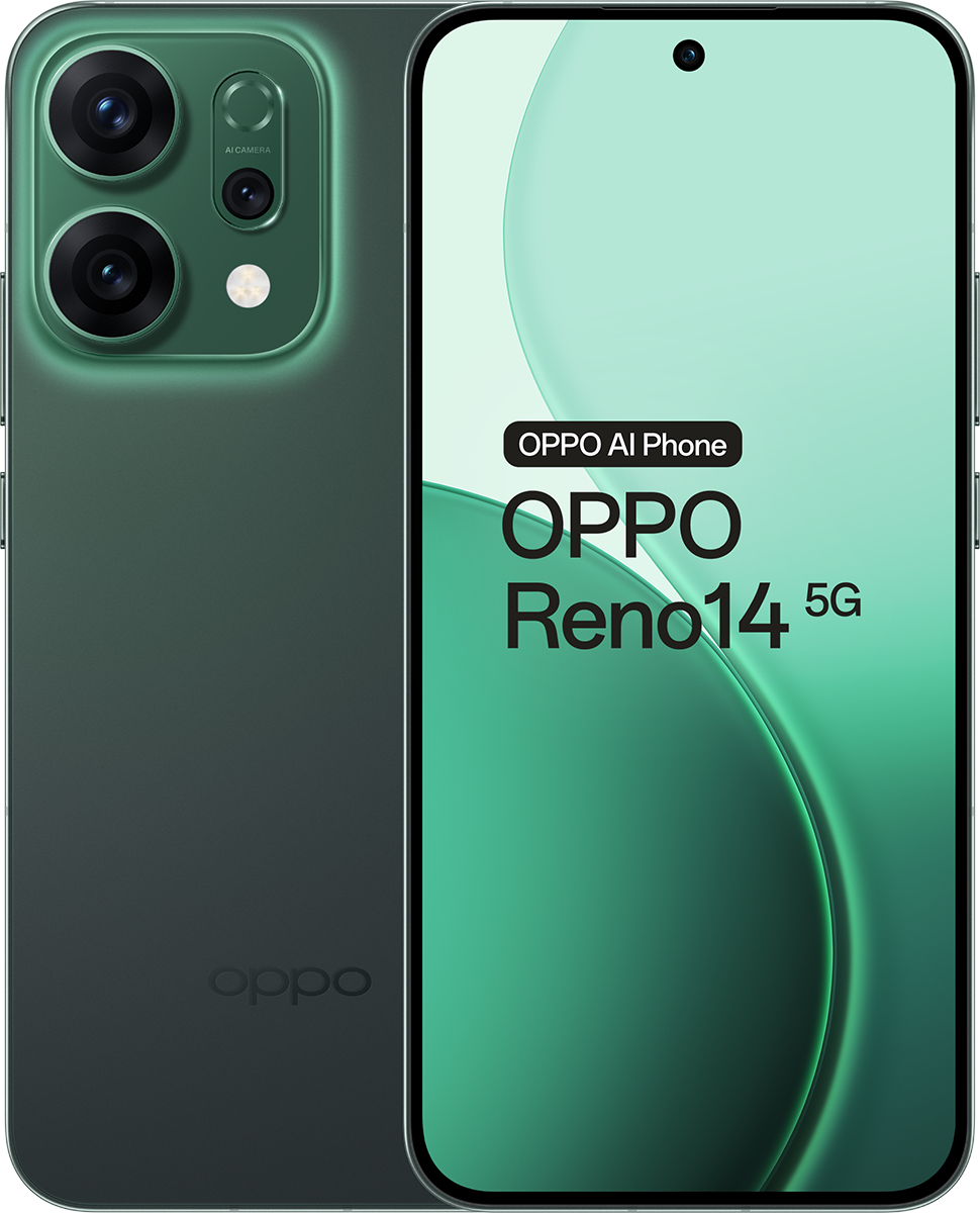 OPPO Reno14 256 GB - Luminous Green met abonnement afsluiten | KPN