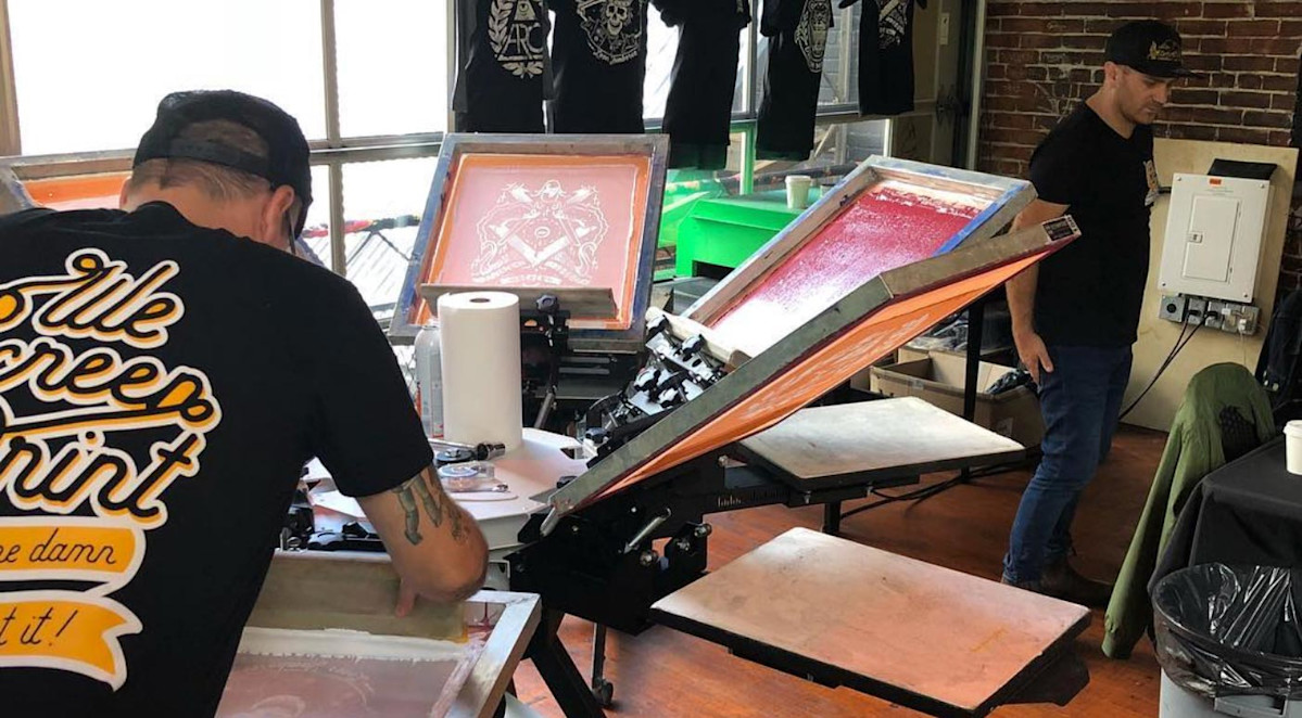 On-Site Printing | Civilian Screen Printing