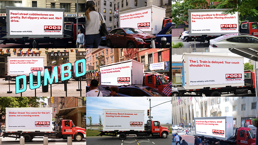 News - Tombras Makes "The World's Smartest Billboard" for PODS - Tombras