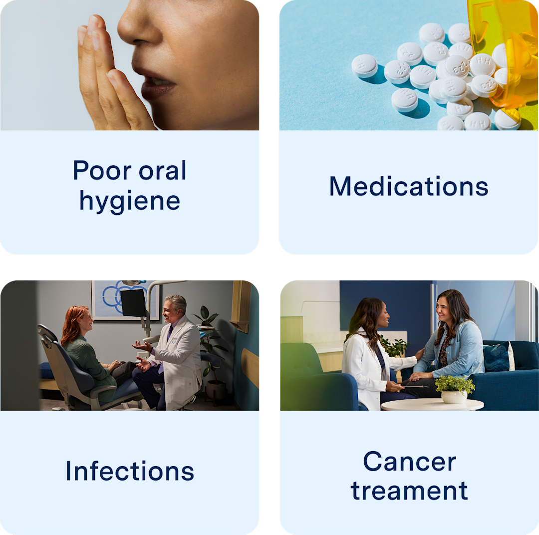 Metallic taste in your mouth: common causes | Aspen Dental