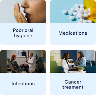 Metallic taste in your mouth: common causes | Aspen Dental