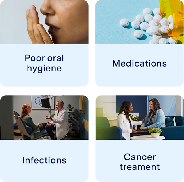 Metallic taste in your mouth: common causes | Aspen Dental