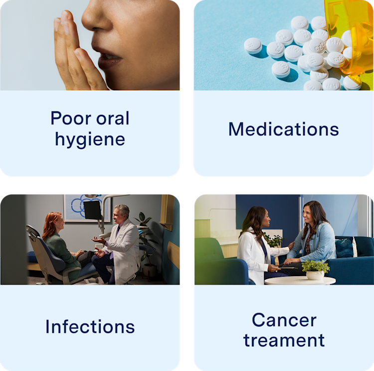 Metallic taste in your mouth: common causes | Aspen Dental