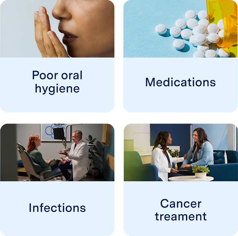 Metallic taste in your mouth: common causes | Aspen Dental