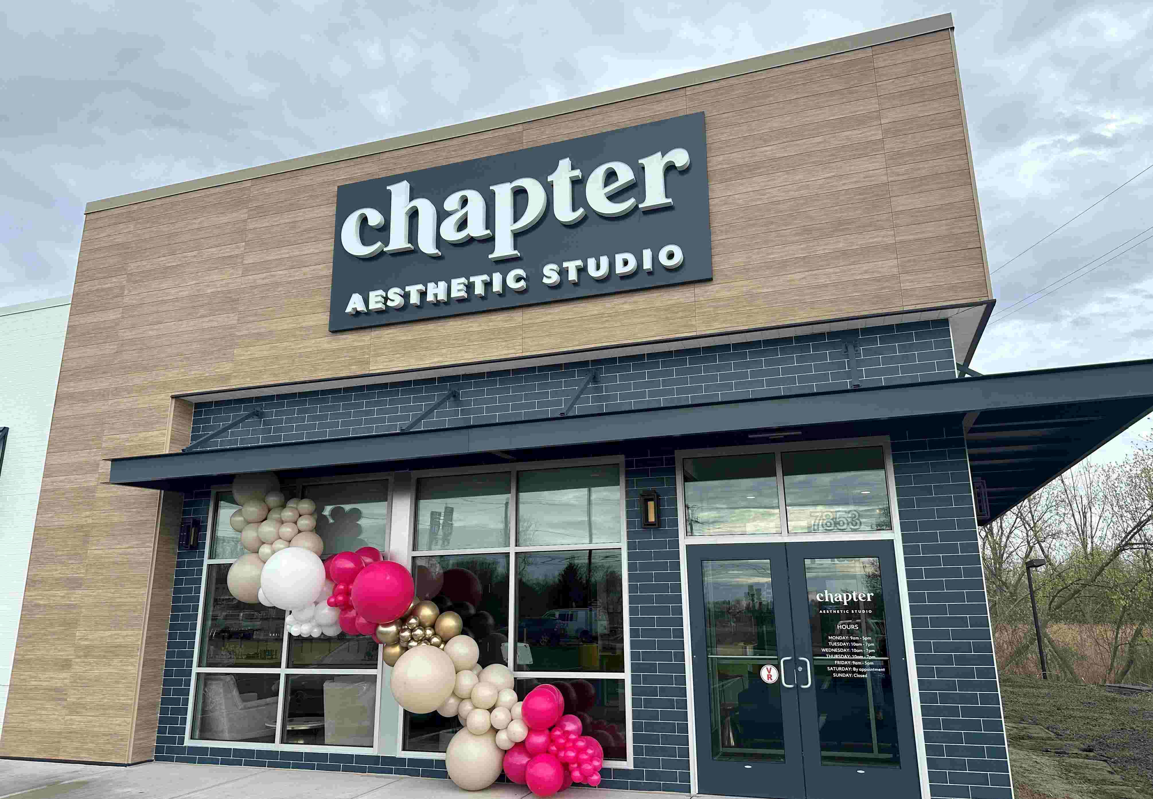 Chapter Aesthetic Studio Scheduling Page