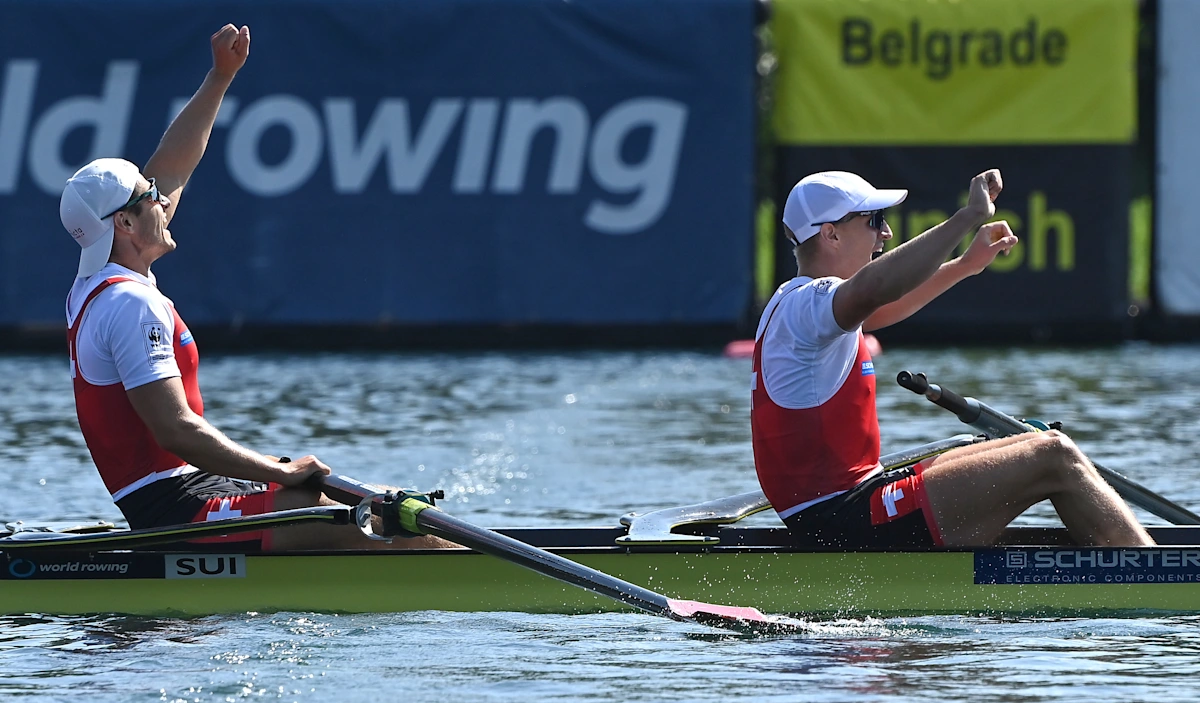 World rowing champions focus on saving water: Roman Röösli and Andrin ...