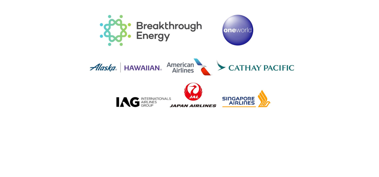 oneworld alliance, airlines and Breakthrough Energy Ventures | oneworld