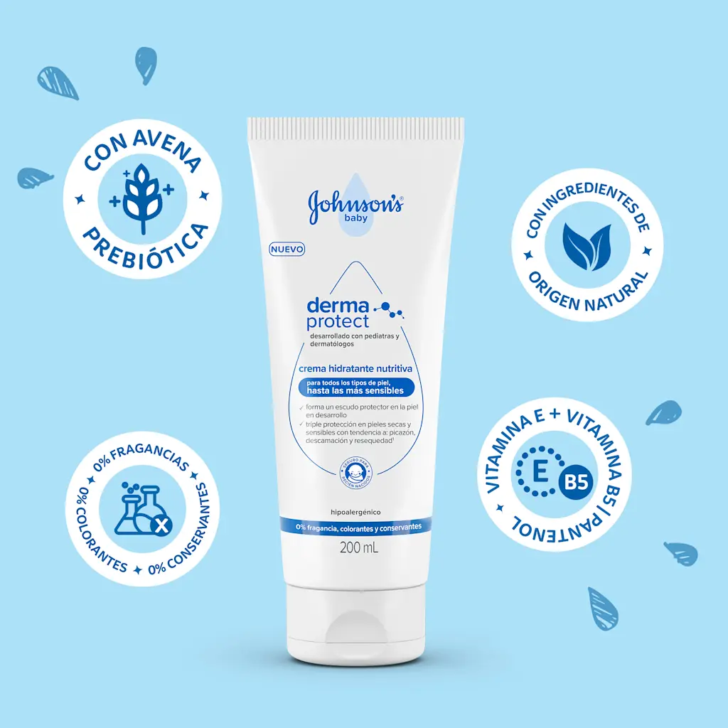 Crema Corporal Bebé JOHNSON'S Derma Protect