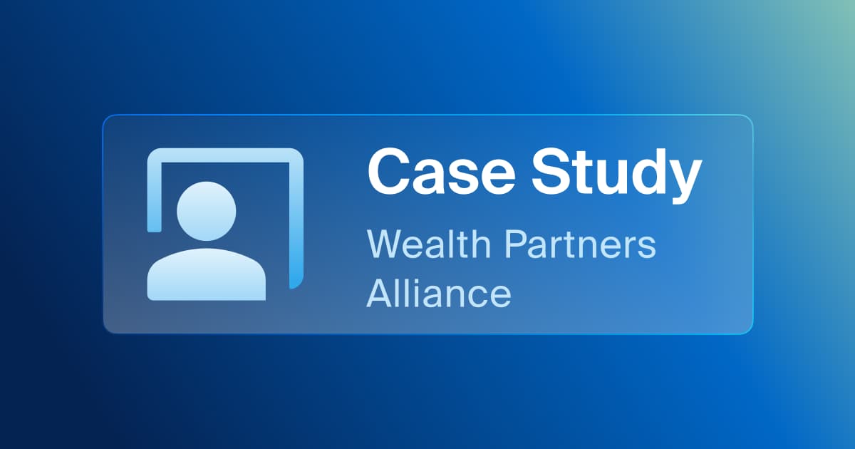 How Wealth Partners Alliance Built Advisor Confidence and Alts ...