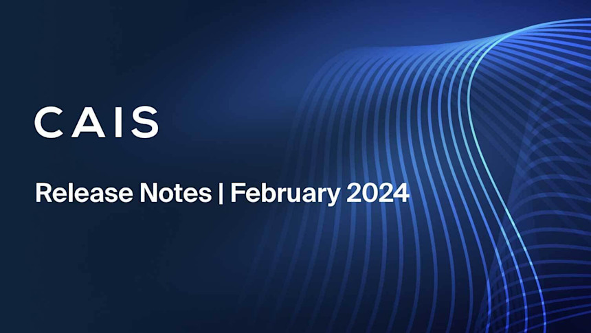 From The CAIS Team - CAIS