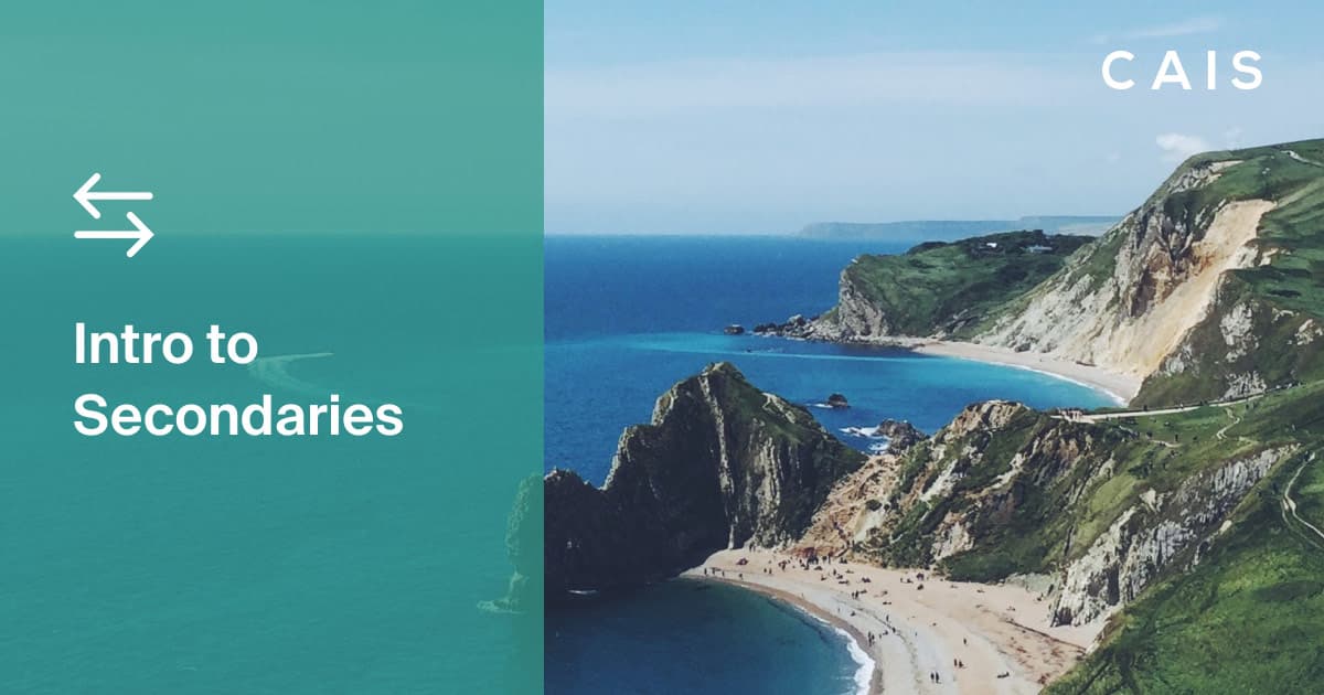 An Introduction to Private Equity Secondaries - CAIS