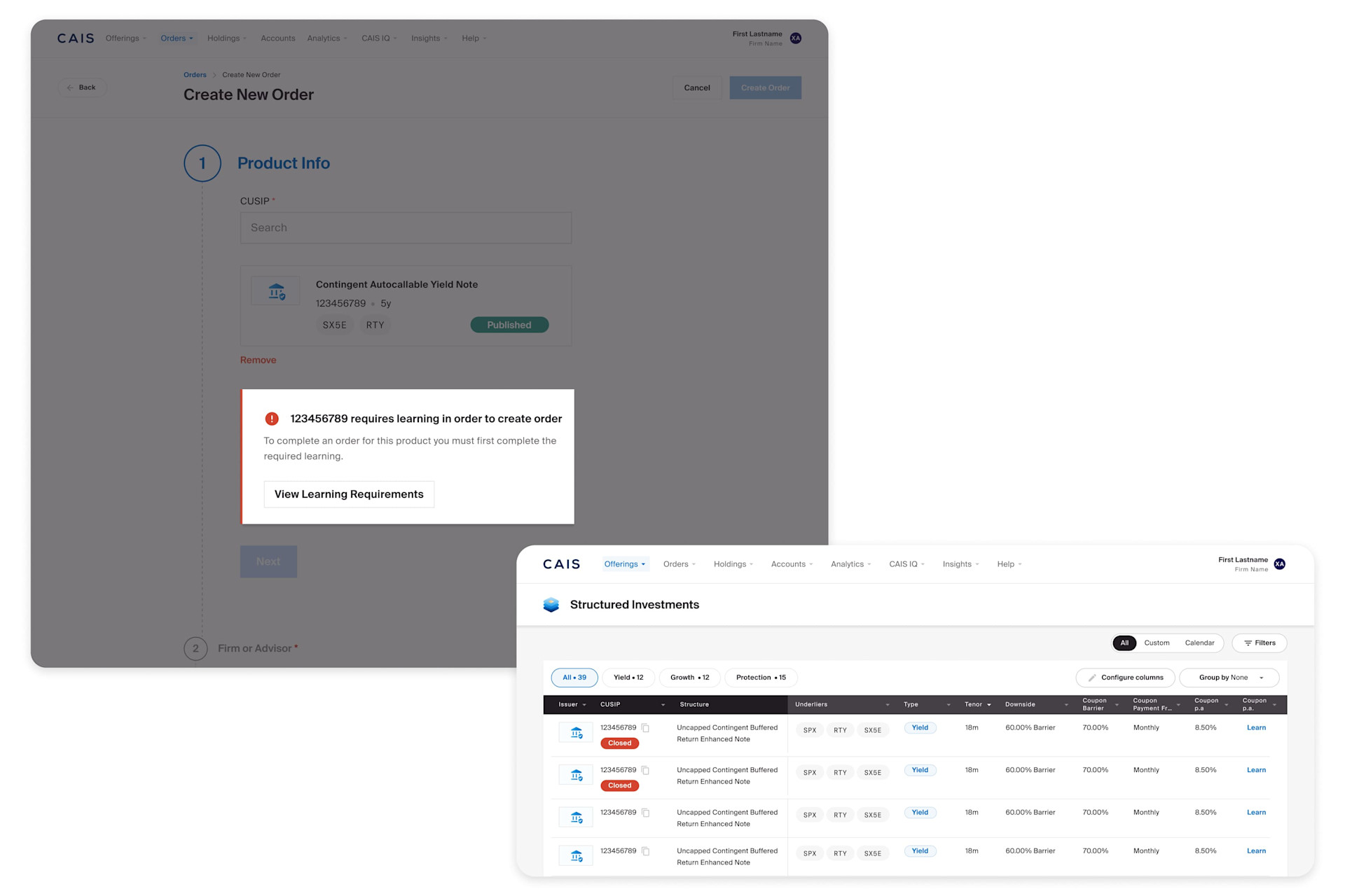 Enhancing Advisor Workflows on the CAIS Platform - CAIS