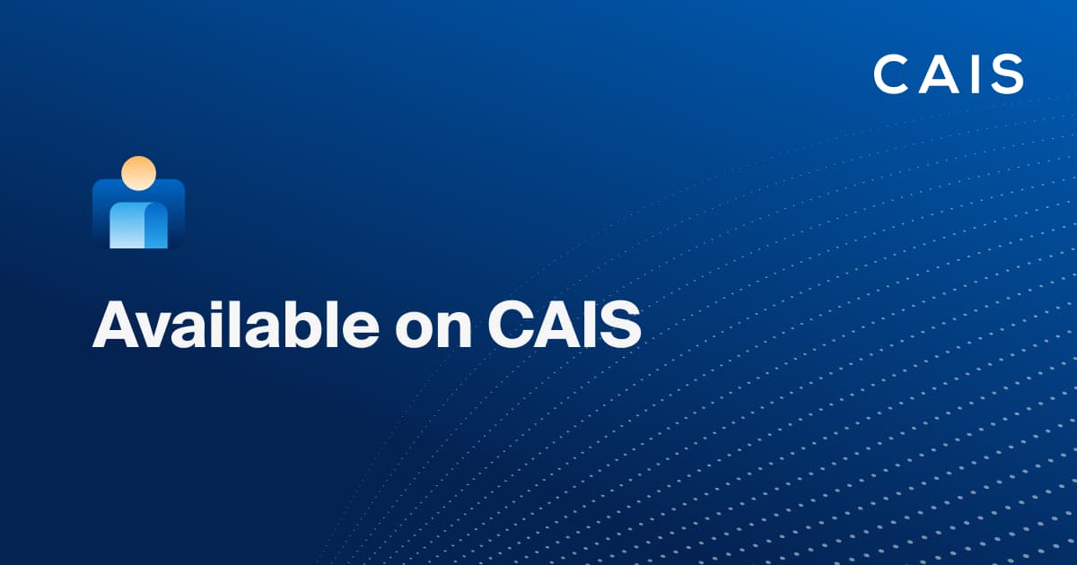 Available on CAIS - CAIS