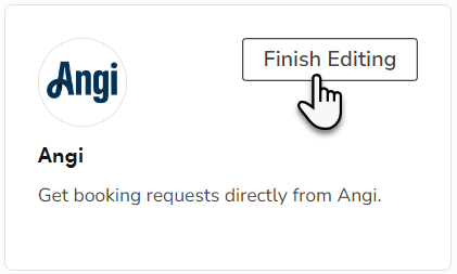 Finish Angi editing