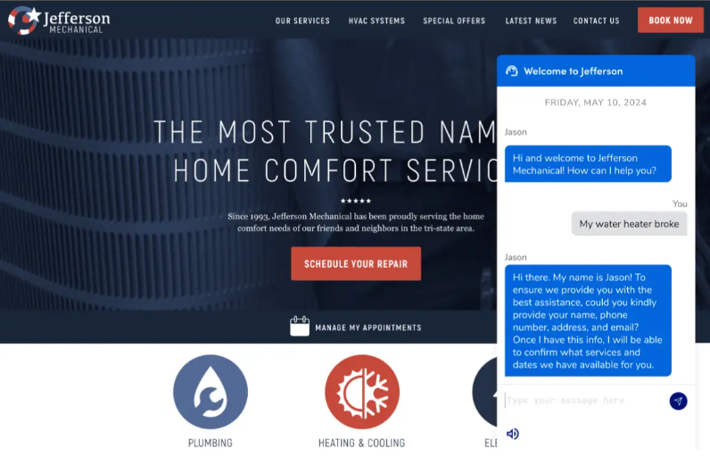 Live Services Landing Page