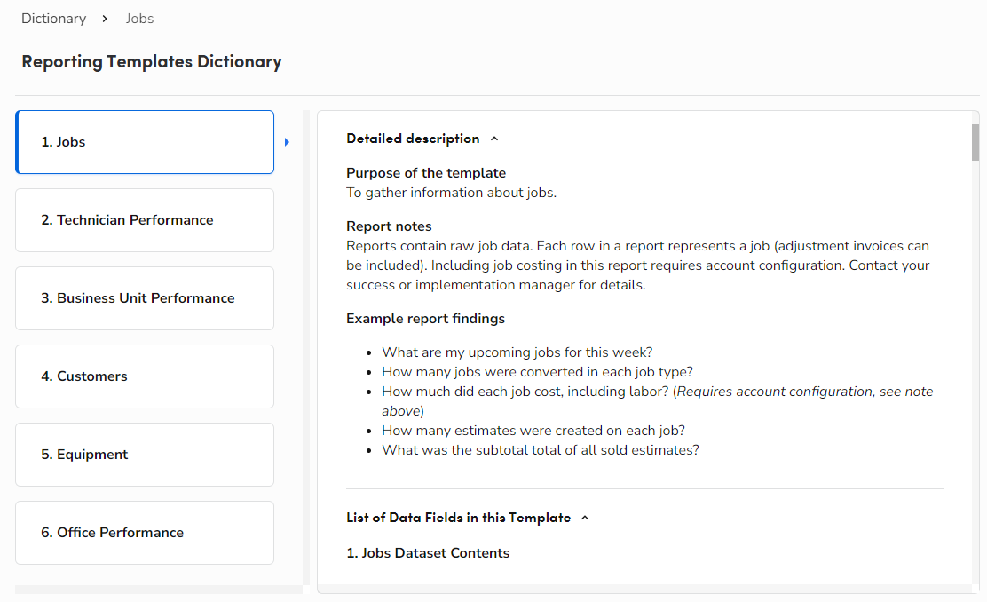 The Reporting Library.