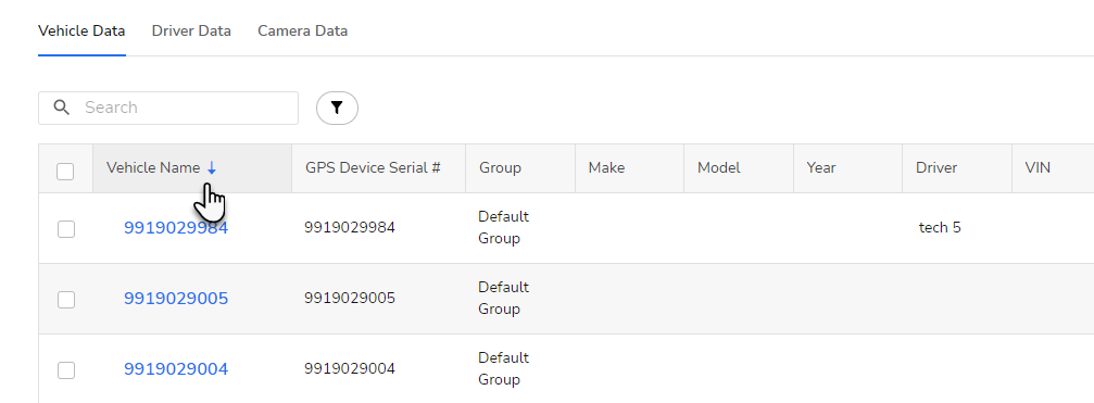 Fleet Pro sections and functions