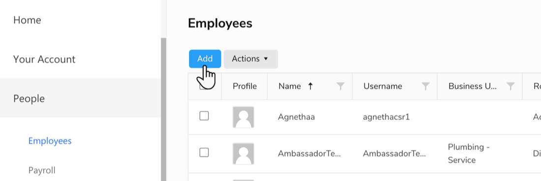 Add Employees