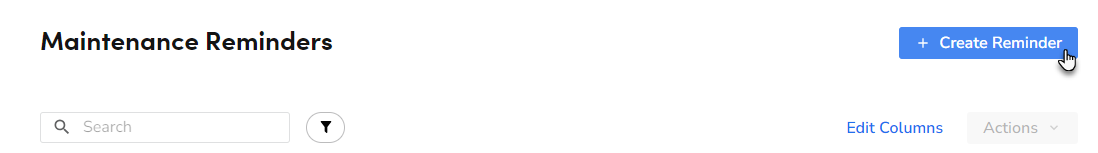 A cursor clicking Create Reminder.