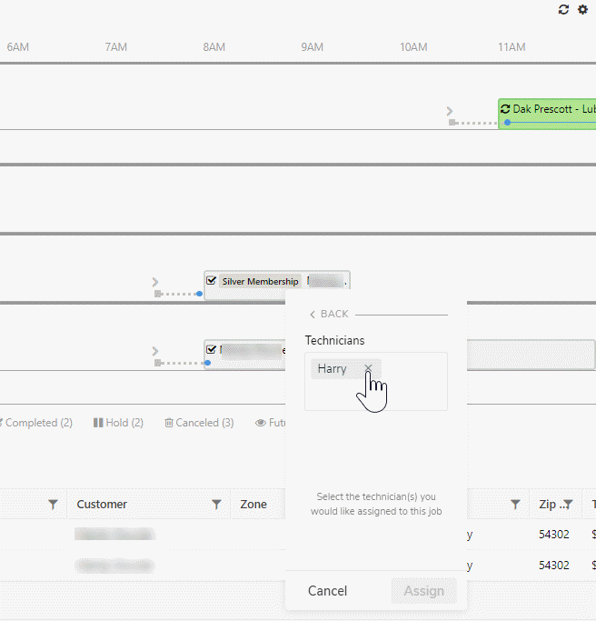 Use the Dispatch Board