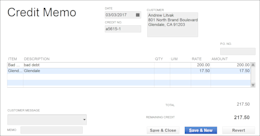 How Adjustment Invoices Display In Quickbooks
