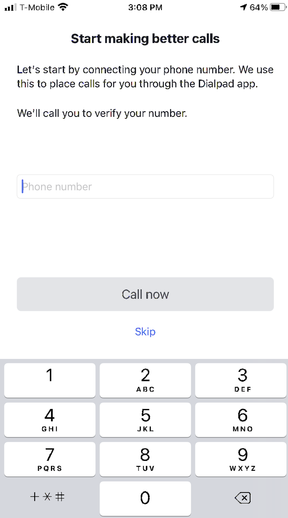 Entering your cell phone number as a forwarding number in Dialpad ...