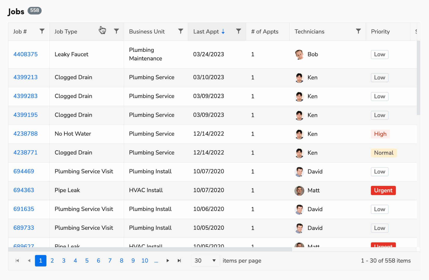 Customer and Location Records overview