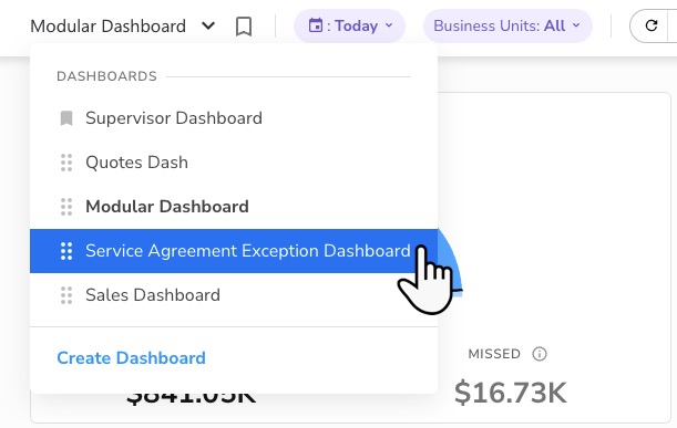 open-exception-dashboard