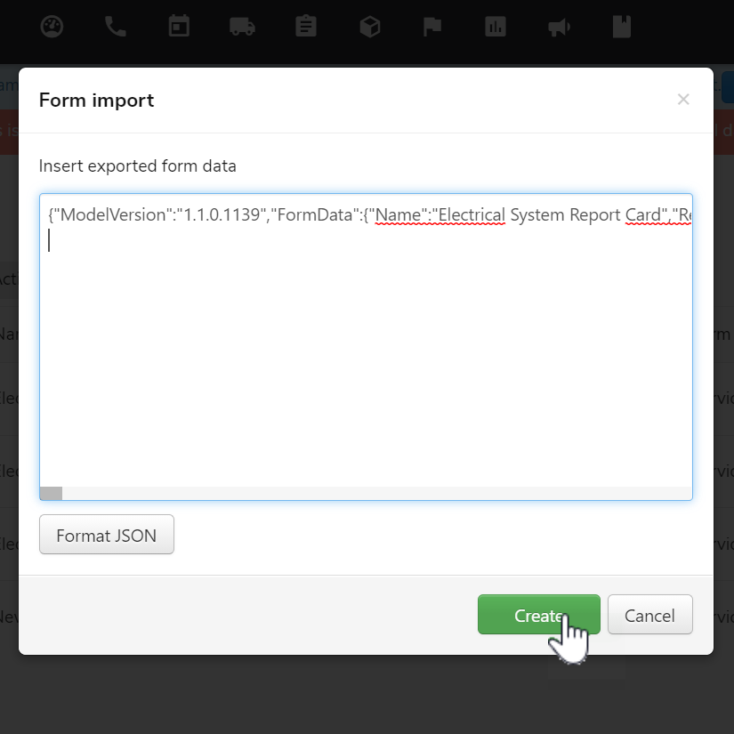 Create a form in ServiceTitan