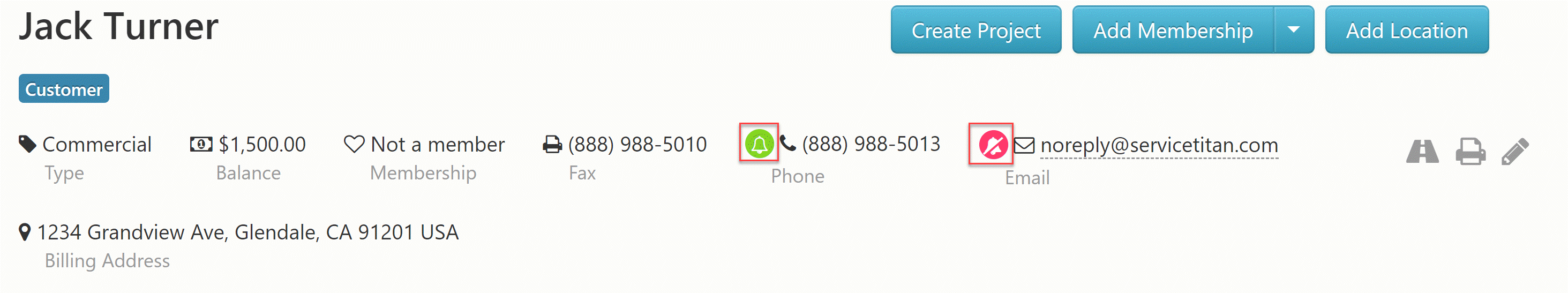 Set notification preferences for customers