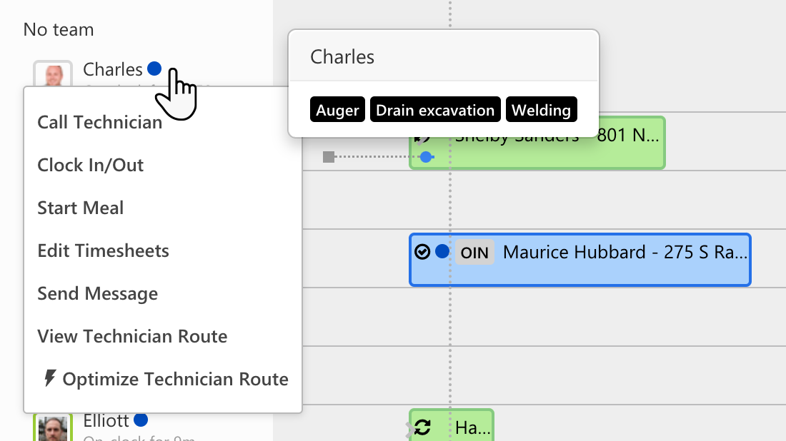 Use the Dispatch Board