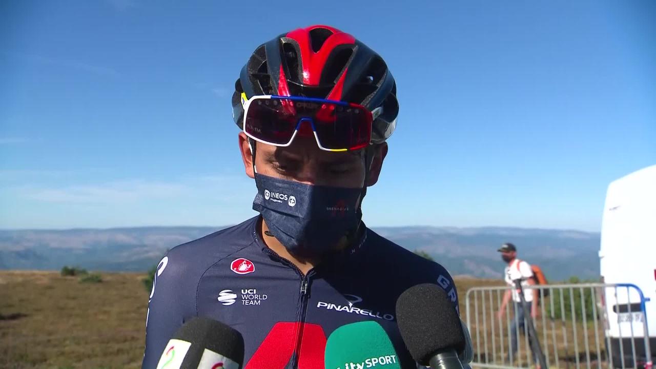 It's getting better - Egan Bernal on his back injury | ITV Cycling