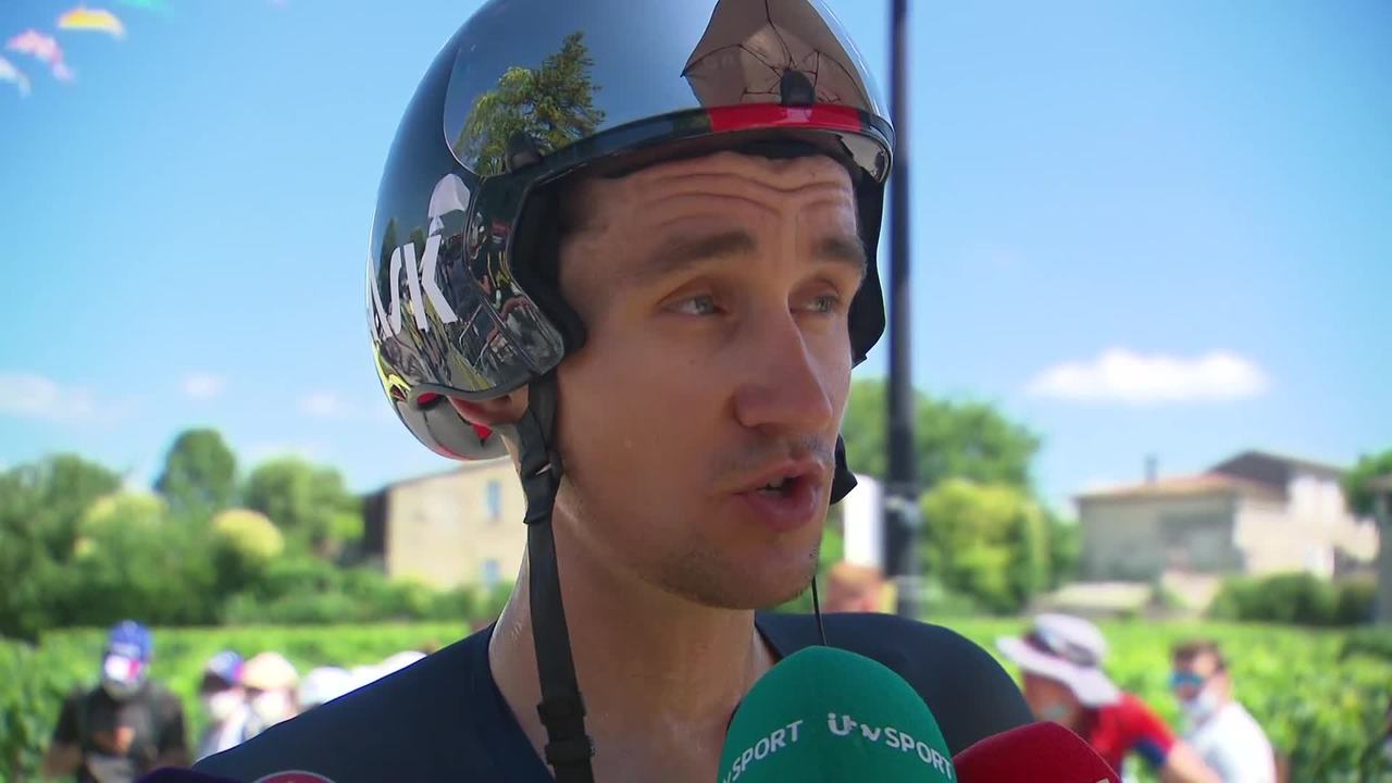 Kwiatkowski: 'I wasn't going flat out' | ITV Cycling