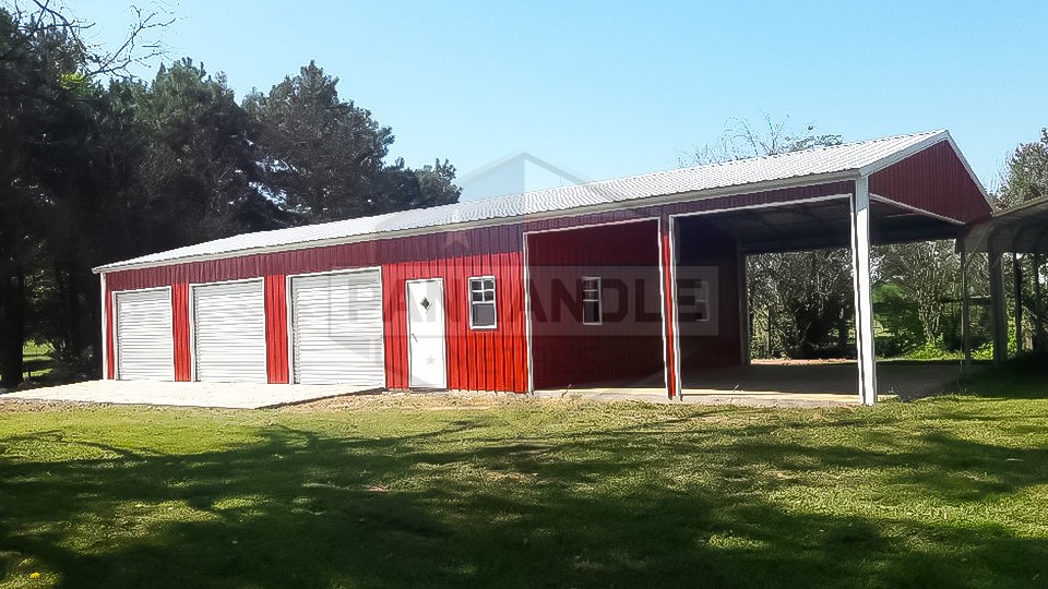 Utility Combo Structures | Metal Utility Combo Buildings - Panhandle Metals