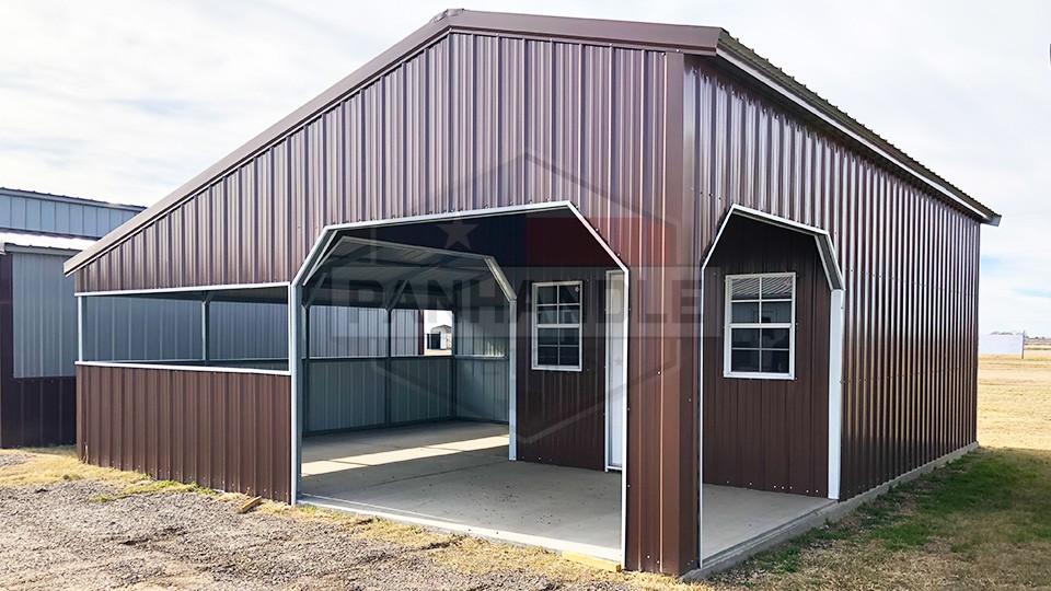 Utility Combo Structures | Metal Utility Combo Buildings - Panhandle Metals