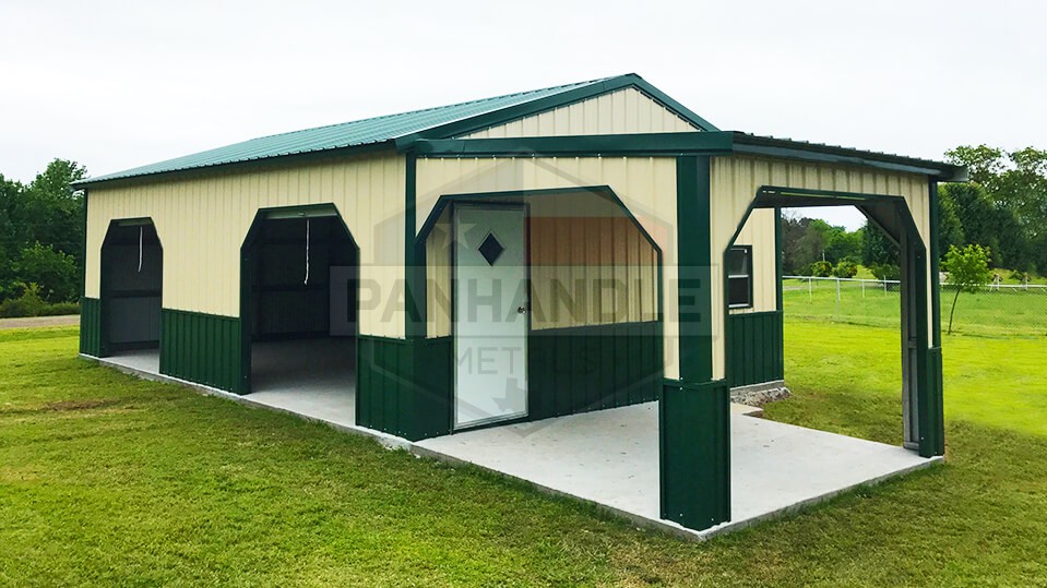 Utility Combo Structures | Metal Utility Combo Buildings - Panhandle Metals