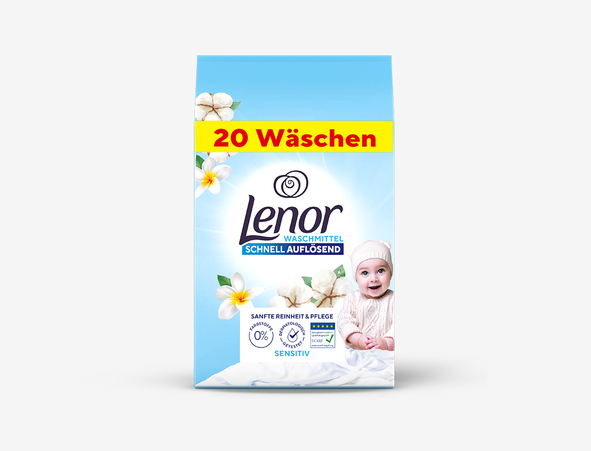 Lenor Pulverwaschmittel Sensitiv | Lenor DE