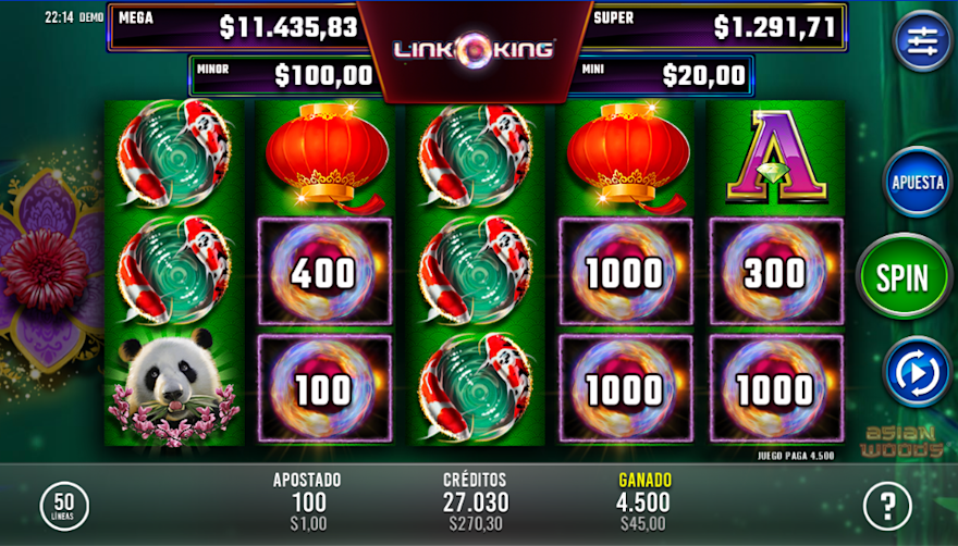 Juega Link King Asian Woods Gratis | Dobla tu depósito
