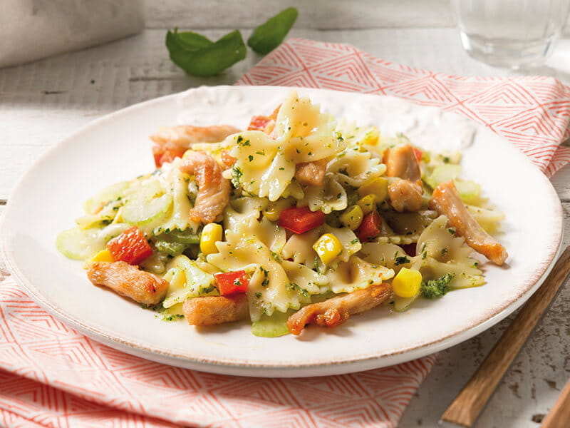 Salata sa tjesteninom Farfalle Barilla s umakom Pesto Genovese Barilla ...