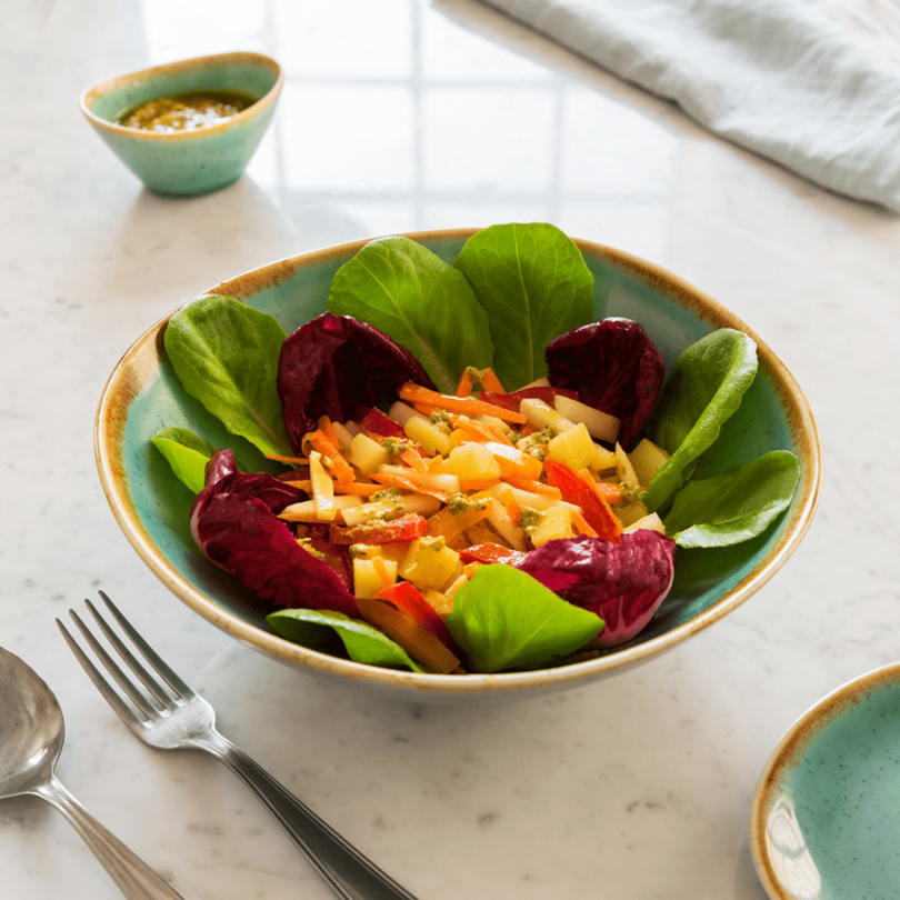 ΑΝΑΜΕΙΚΤΗ ΣΑΛΑΤΑ ΜΕ DRESSING PESTO | Barilla